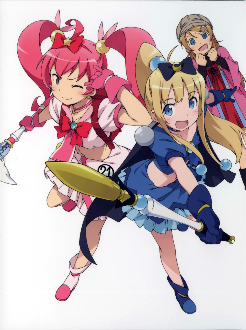 Safebooru - :d alpha omega alpha omega (cosplay) blonde hair blue eyes ...