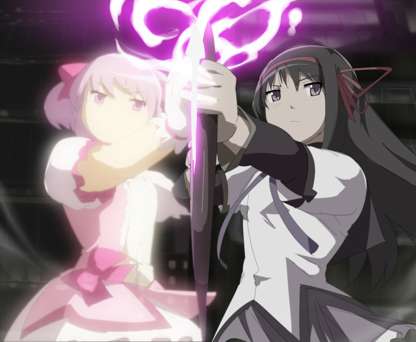 Safebooru - akemi homura arrow bow bow (weapon) highres kaname madoka ...