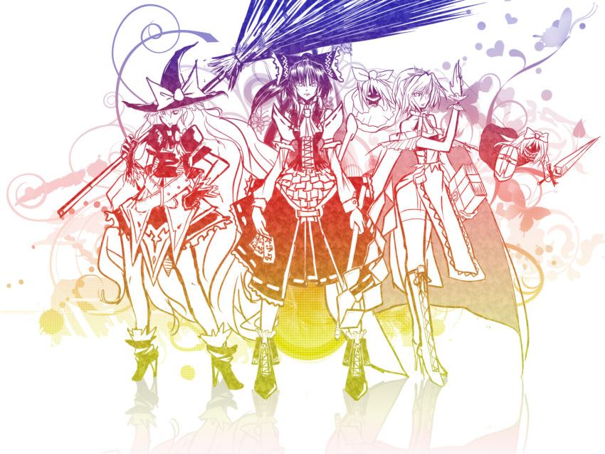 Safebooru - alice margatroid alternate costume book boots broom cape cross-laced footwear doll ...