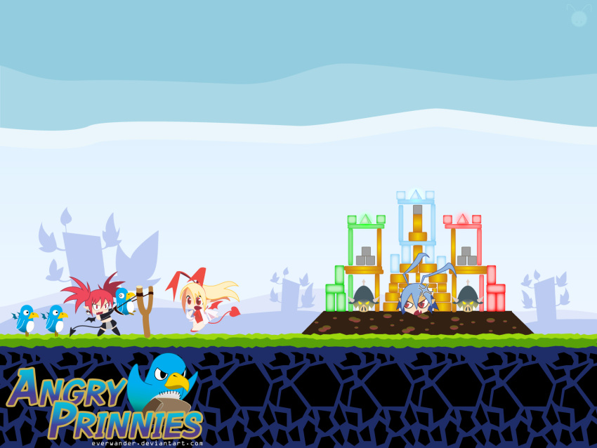 Safebooru - angry birds crossover disgaea etna everwander flonne ...