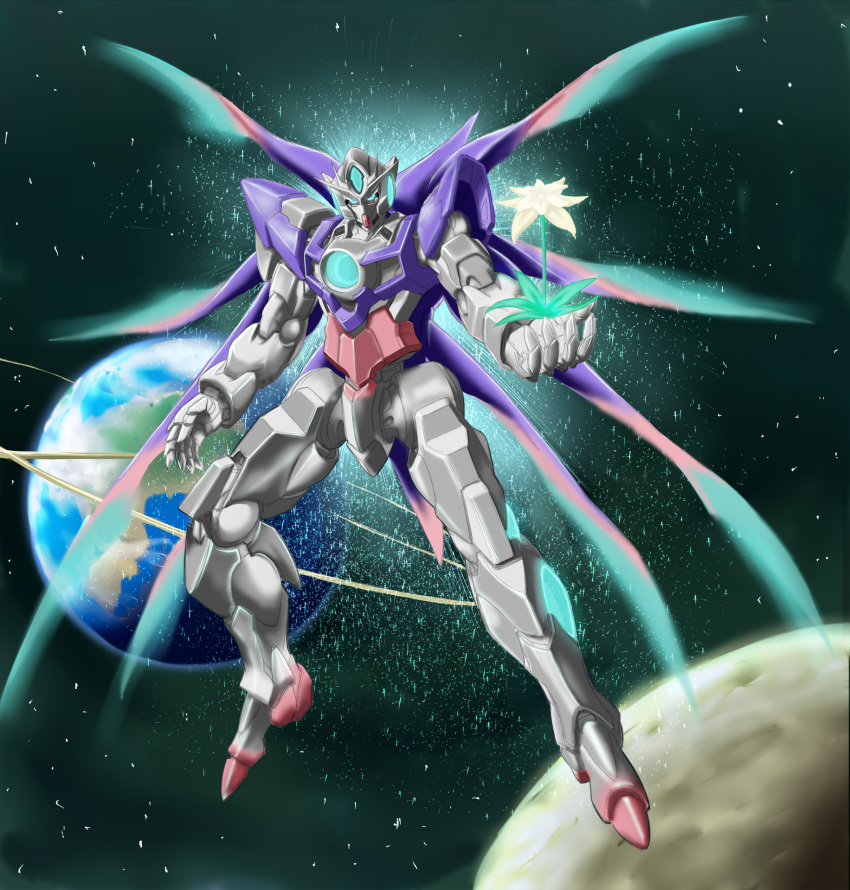 Safebooru - earth els flower gundam gundam 00 gundam 00 a wakening of ...