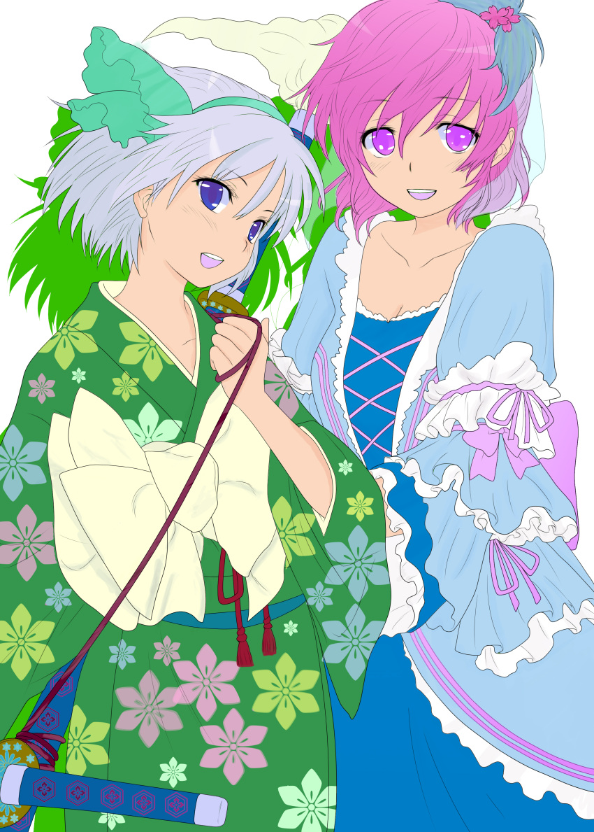 Safebooru - absurdres alternate costume blue eyes bow chikado ...