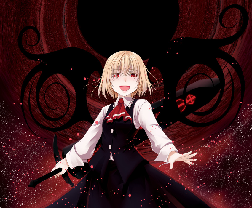 Safebooru - blonde hair crote darkness ex-rumia highres huge weapon ...
