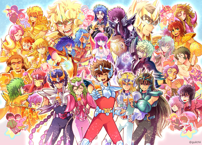Safebooru - 6+boys :o ^ ^ alone (saint seiya: the lost canvas ...