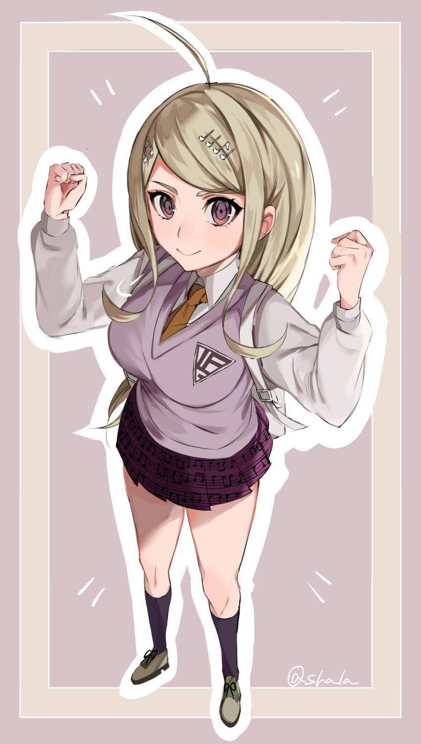 Safebooru 1girl Absurdres Ahoge Akamatsu Kaede Blonde Hair Breasts 2846