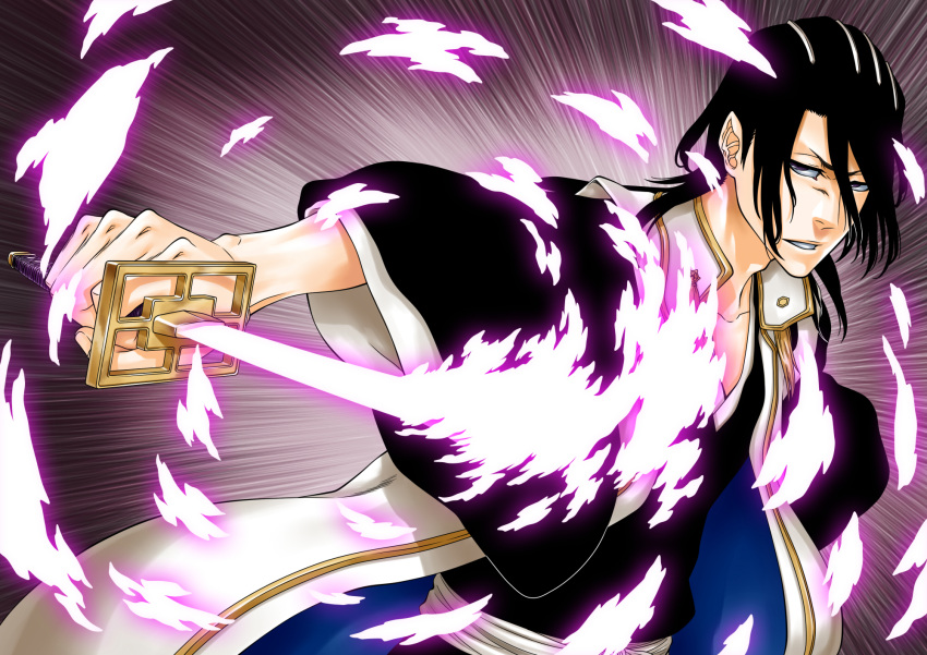 Safebooru - 1boy black hair black kimono bleach bleachist commentary ...