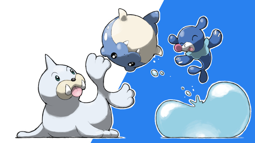 Safebooru - :3 animal focus blacknirrow bouncing bubble closed eyes ...