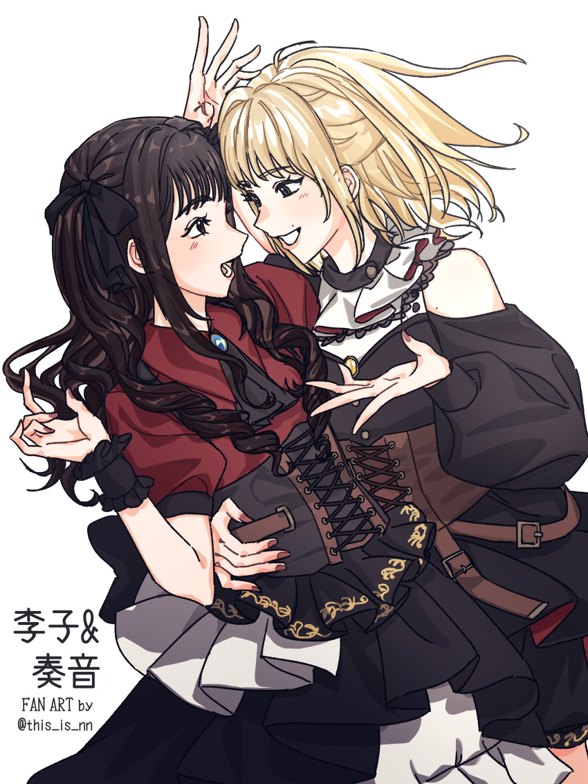 Safebooru - 2girls absurdres ascot bang dream! bang dream! it's mygo!!!!! black ascot black ...