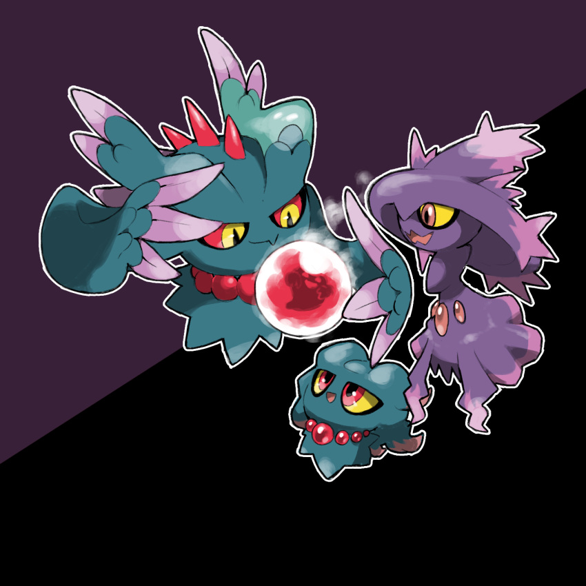 Safebooru - :d blacknirrow closed mouth colored sclera evolutionary ...