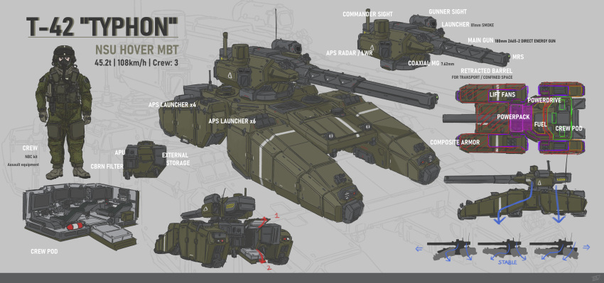 Safebooru - 1other 34composite absurdres armored vehicle chair cockpit cross-section english ...