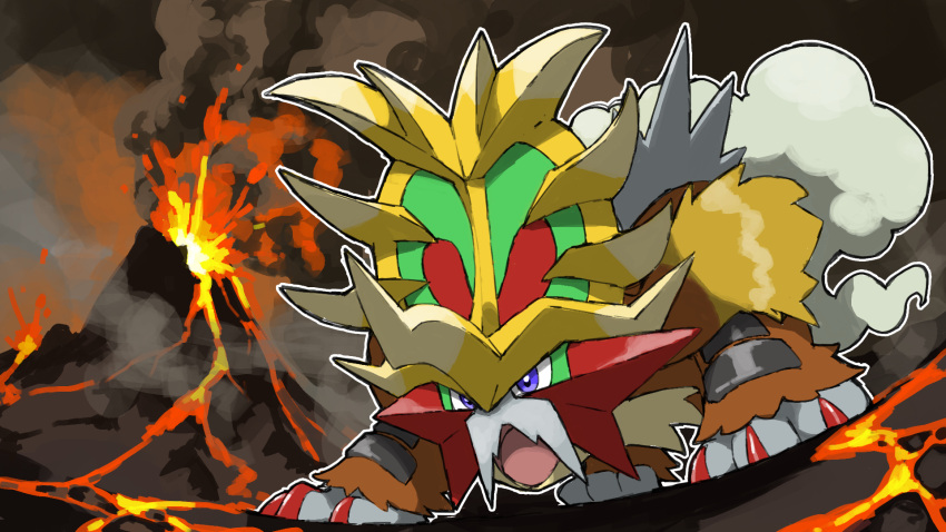 Safebooru - animal focus blacknirrow blue eyes eruption full body ...