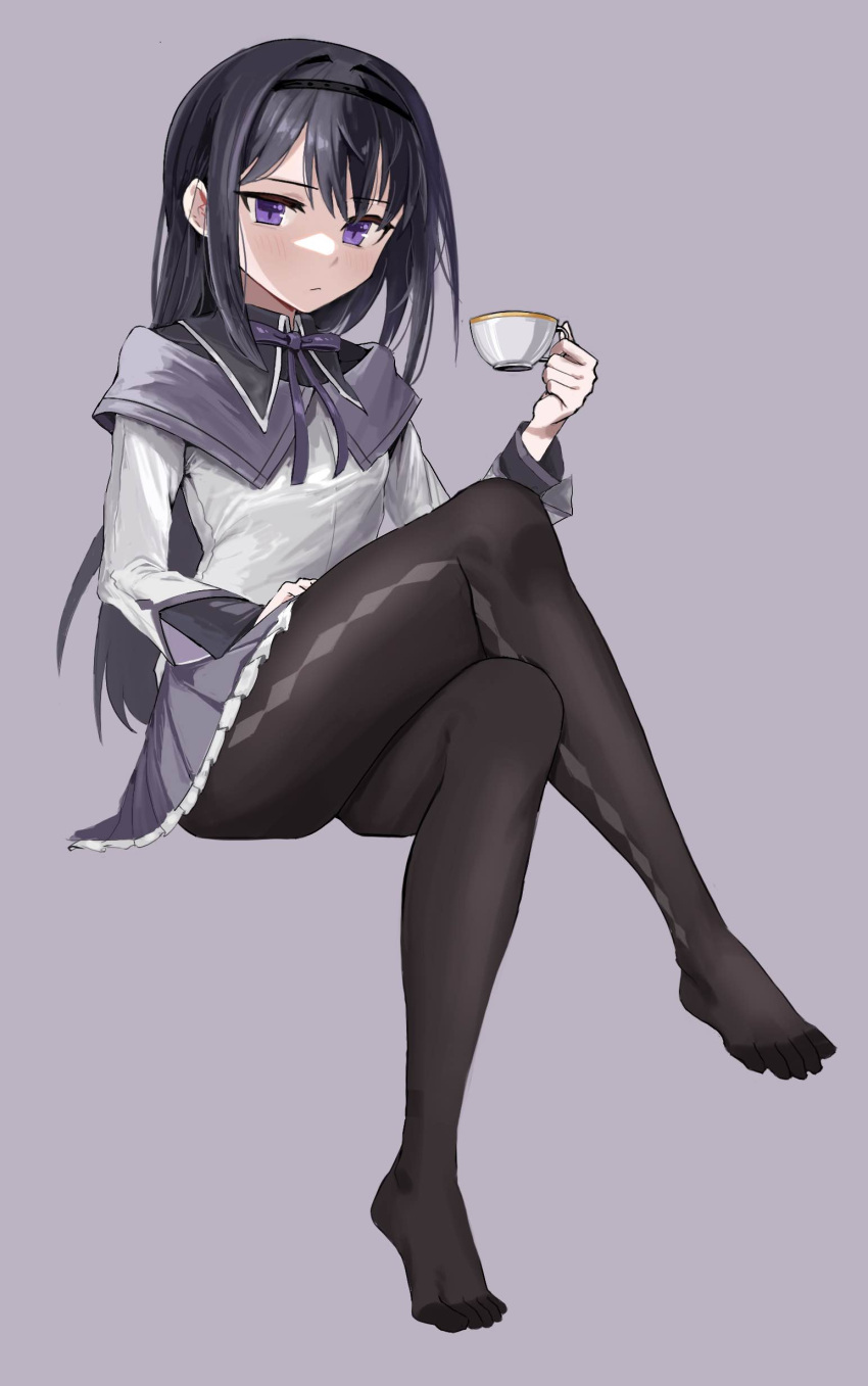 Safebooru - 1girl absurdres akemi homura akemi homura (magical girl) black hair black hairband ...