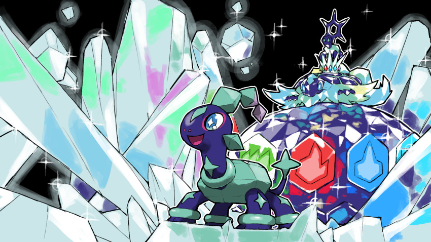 Safebooru - :d animal focus black background blacknirrow blue eyes ...