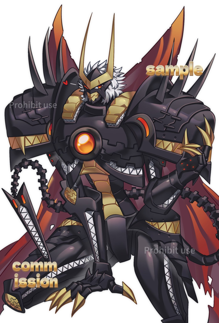 Safebooru - armor black armor commission confeito000 333 digimon ...