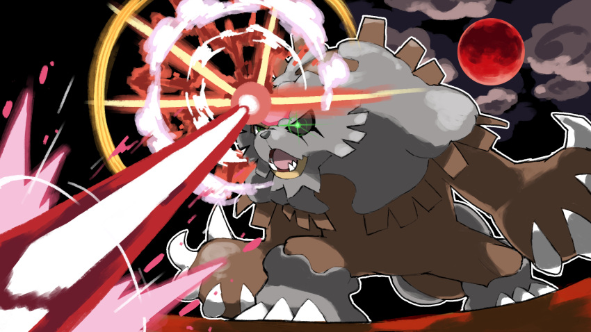 Safebooru - alternate form animal focus bear blacknirrow blood moon ...