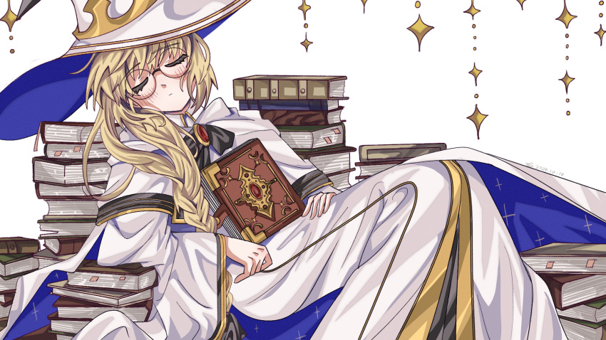 Safebooru - 1girl aesc (fate) aesc (rain witch) (fate) blonde hair book ...
