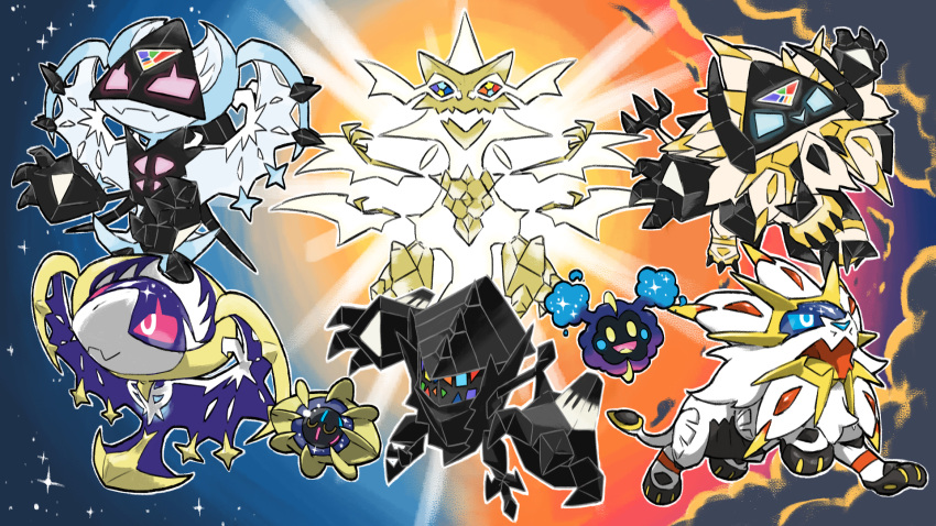 Safebooru - :d blacknirrow blue eyes chibi closed mouth clouds cosmoem ...