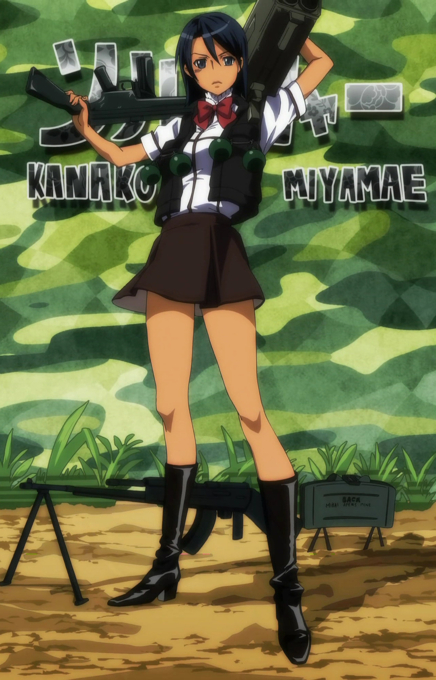 Safebooru - black hair claymore (mine) commando (movie) explosive ...