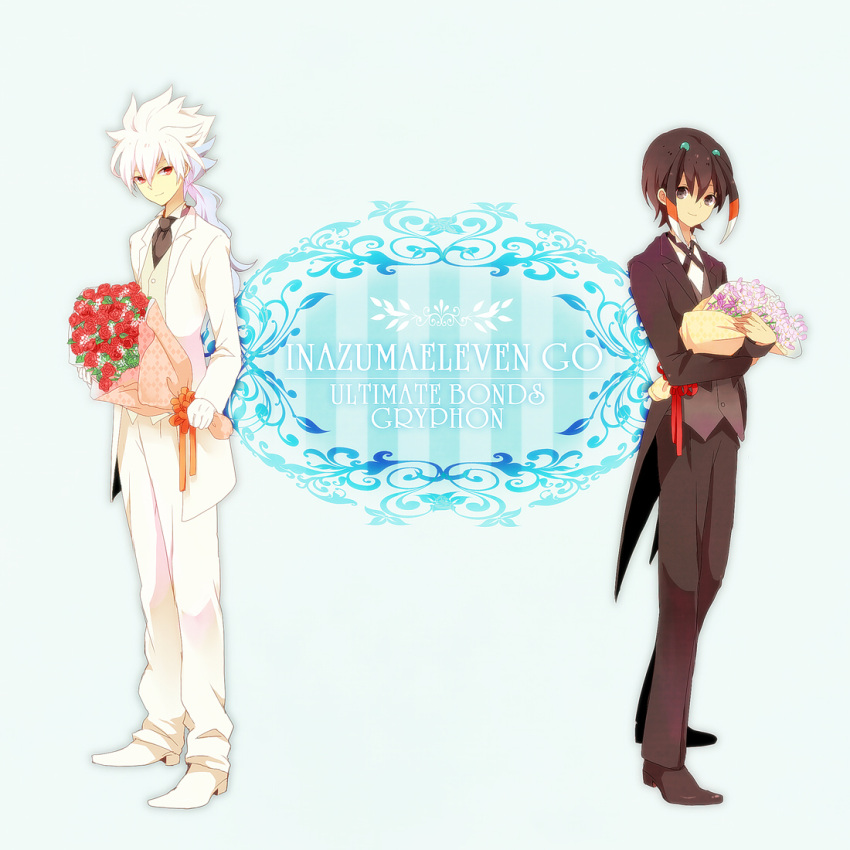 Safebooru - bad id black hair blue hair bouquet flower formal hair ...