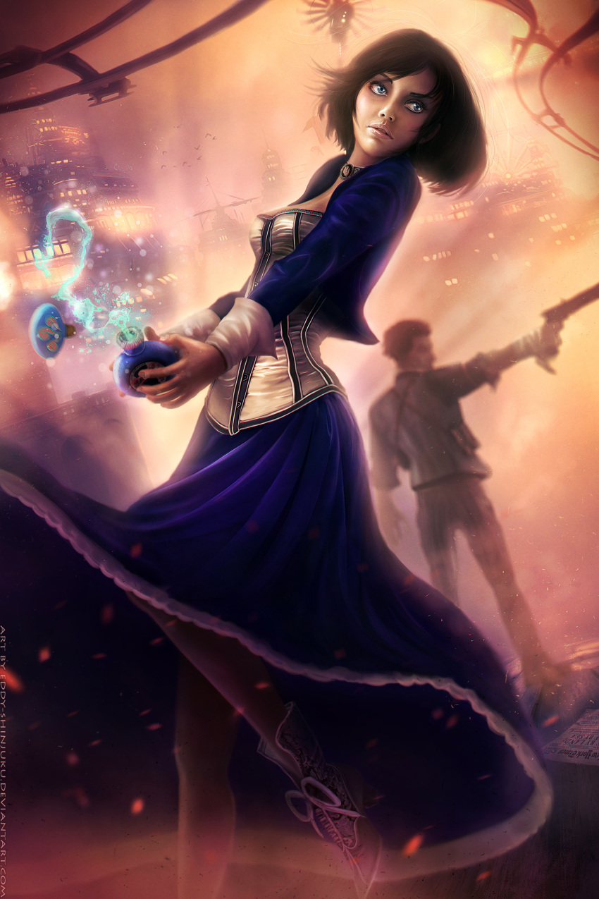 Safebooru - absurdres bandages bioshock bioshock infinite blue eyes ...