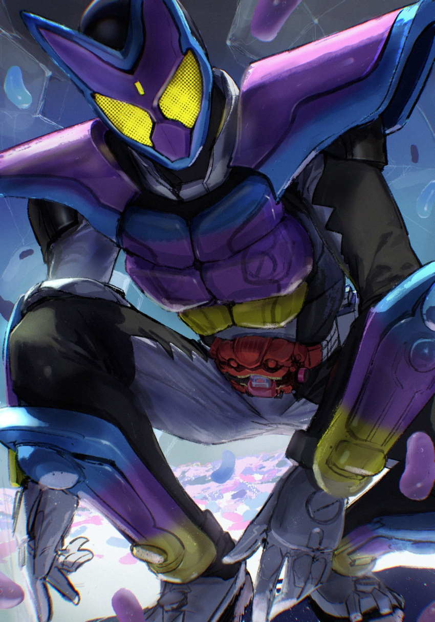 Safebooru - 1boy armor bodysuit candy compound eyes driver (kamen rider ...