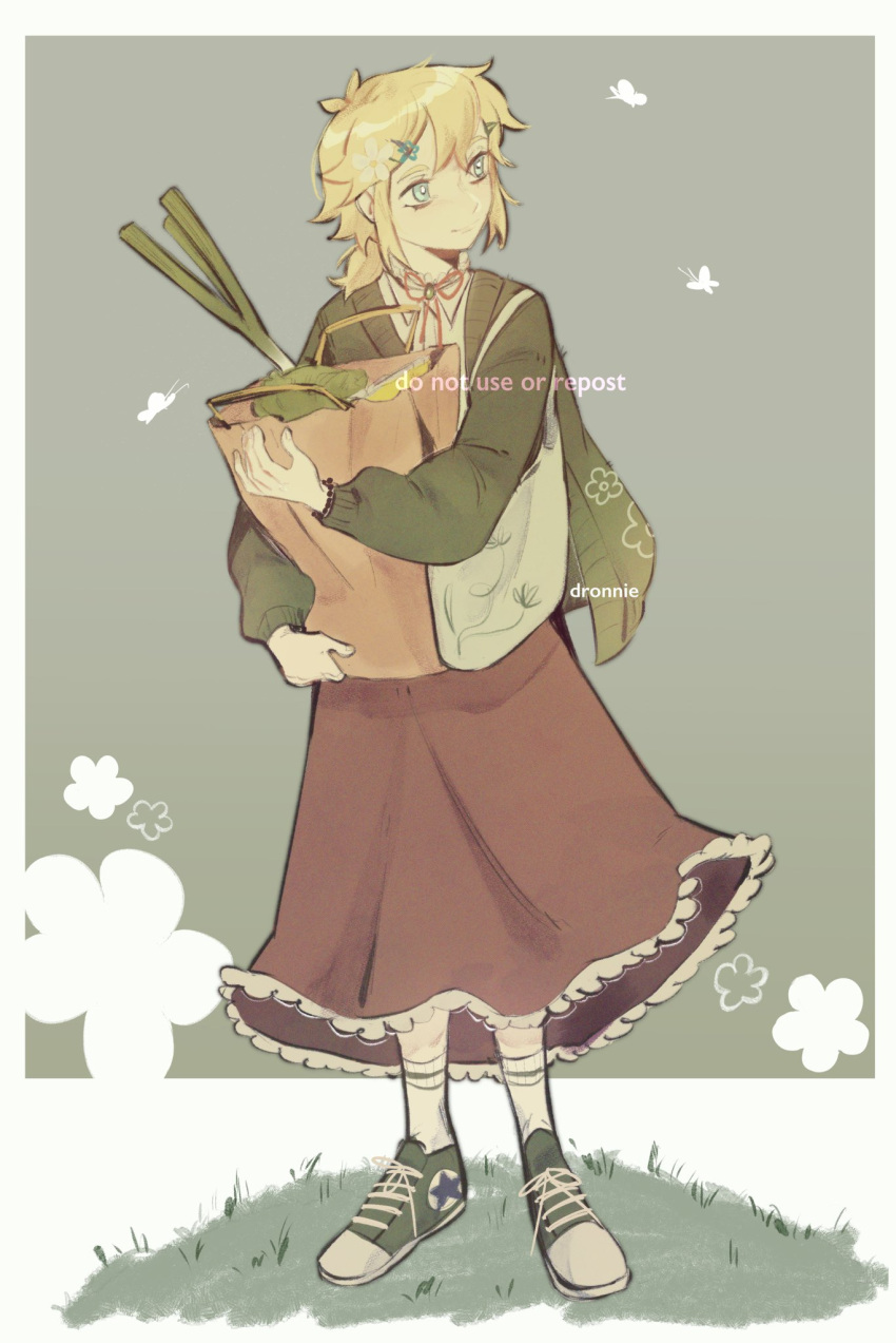 Safebooru - 1boy alternate costume alternate hairstyle bag basil (faraway) (omori) basil (omori ...