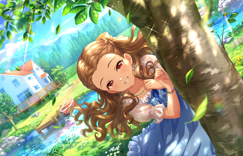 Safebooru - blush brown hair dress idolmaster cinderella girls ...