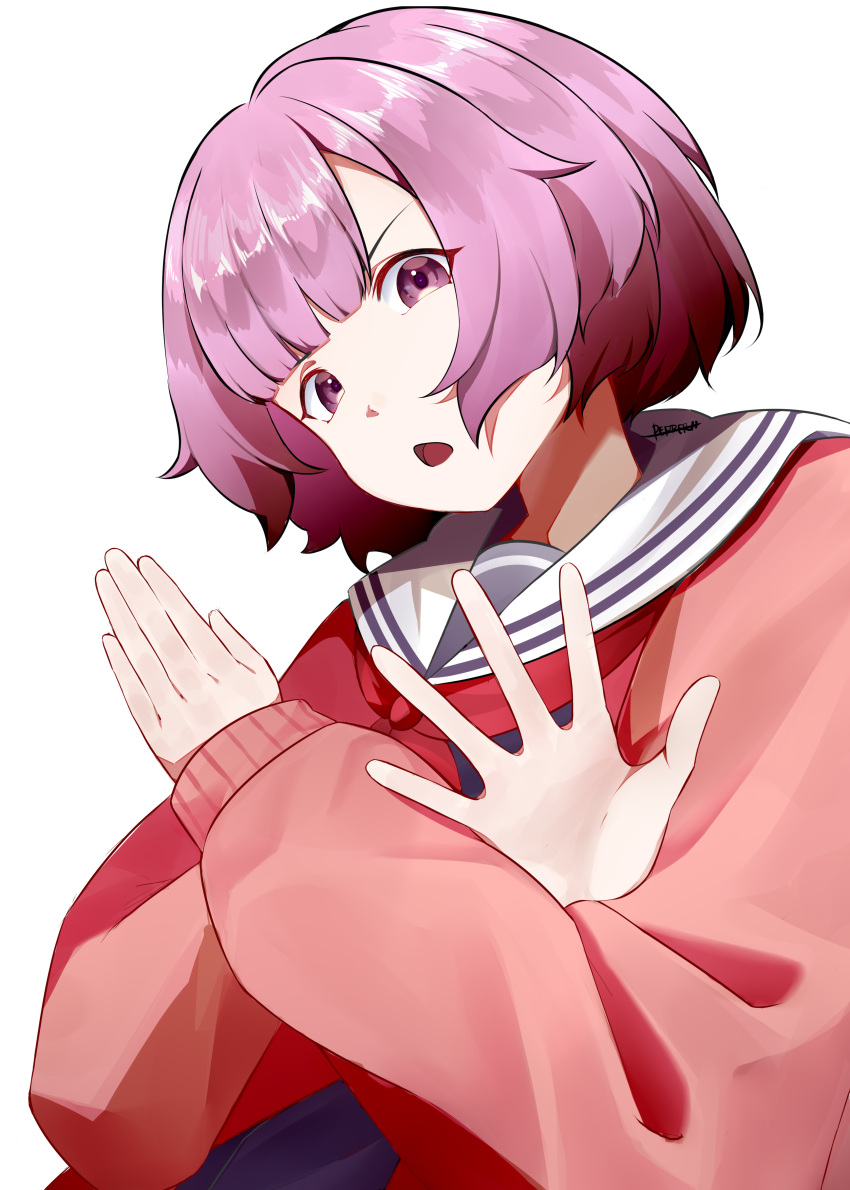 Safebooru - 1girl absurdres bob cut hair between eyes highres hime cut ...