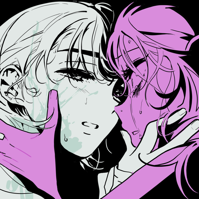 Safebooru - 2girls absurdres alien stage artist request blood blood ...