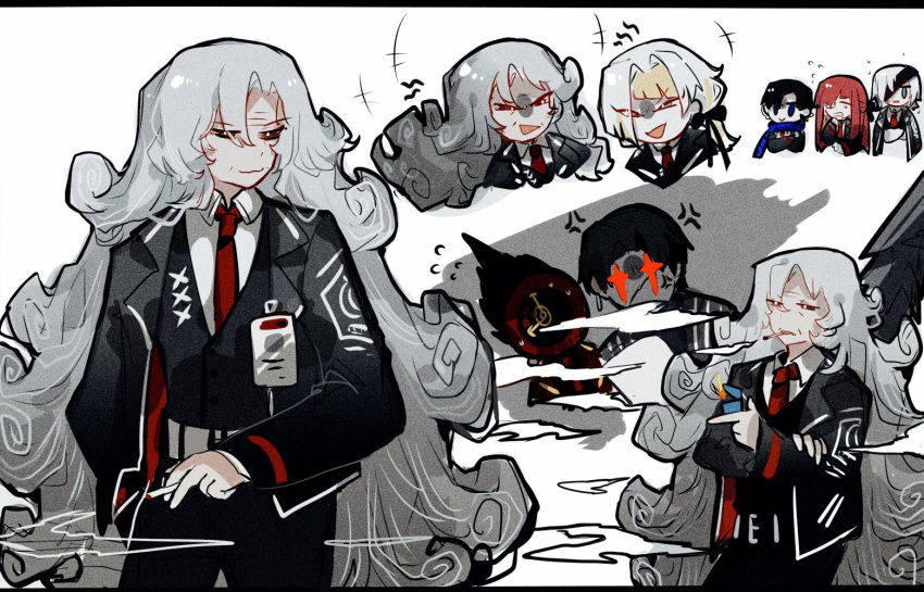 Safebooru - 1other 2boys 4girls ahab (project moon) aislan alternate ...