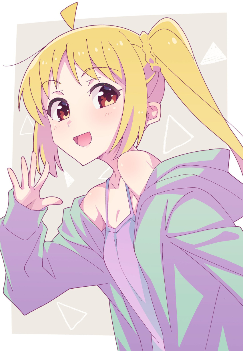 Safebooru - 1girl ahoge blonde hair blush bocchi the rock! e20 highres ijichi nijika long hair ...