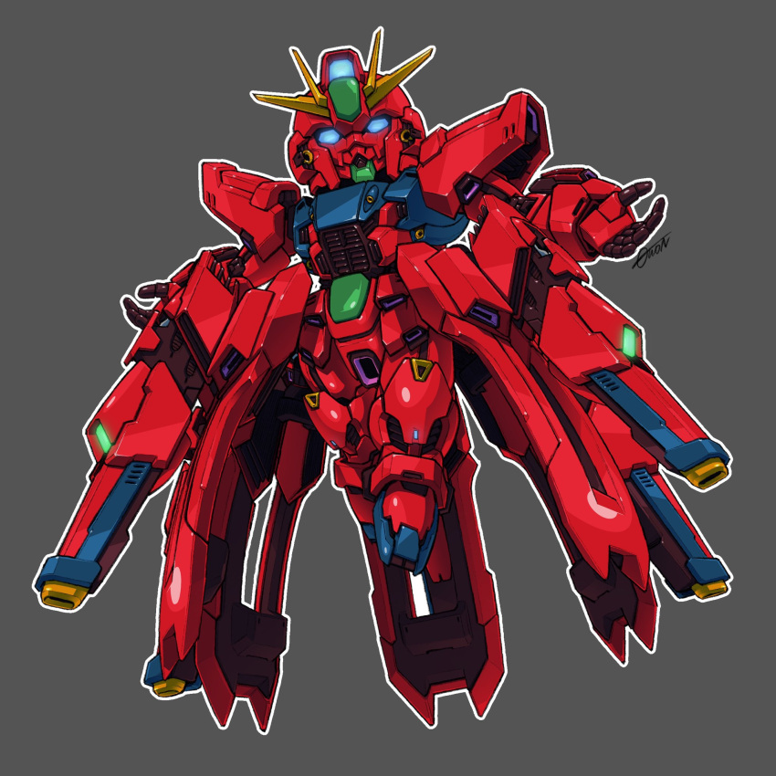 Safebooru - blue eyes chibi english commentary f91 gundam full body ...