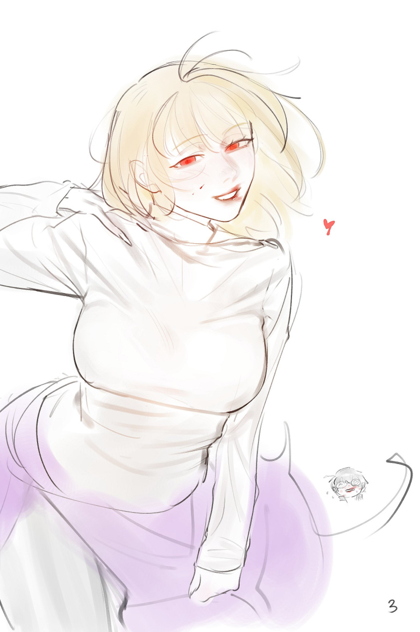 Safebooru - 1boy 1girl arcueid brunestud black pantyhose blonde hair blood blood from mouth ...