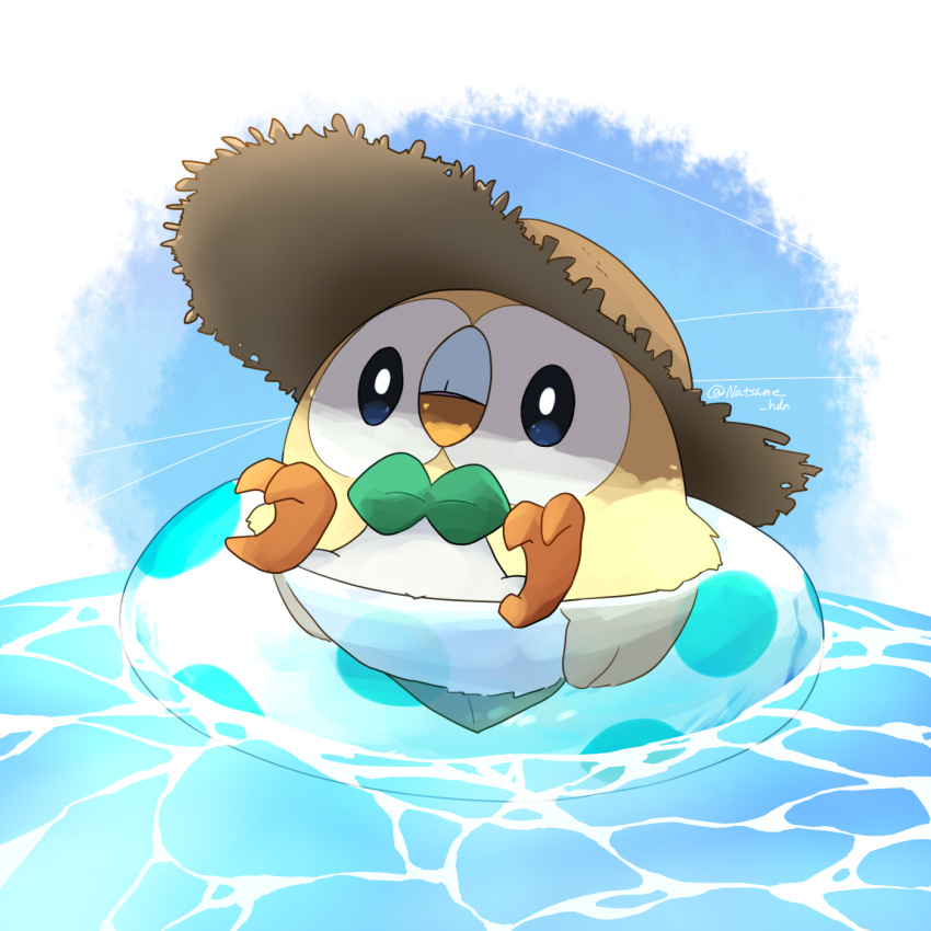 Safebooru - blue background border commentary request floating full ...