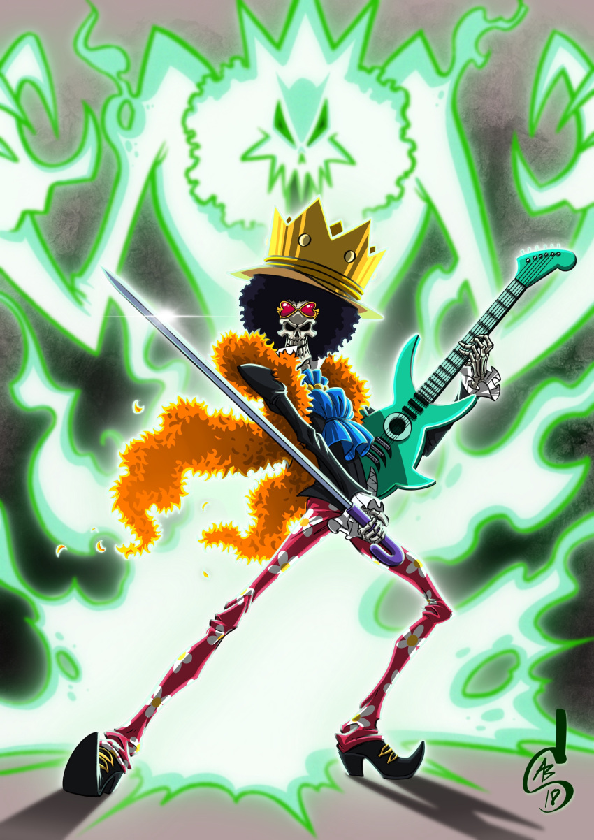 Safebooru - 1boy absurdres afro artist logo ascot bernanart black hair ...