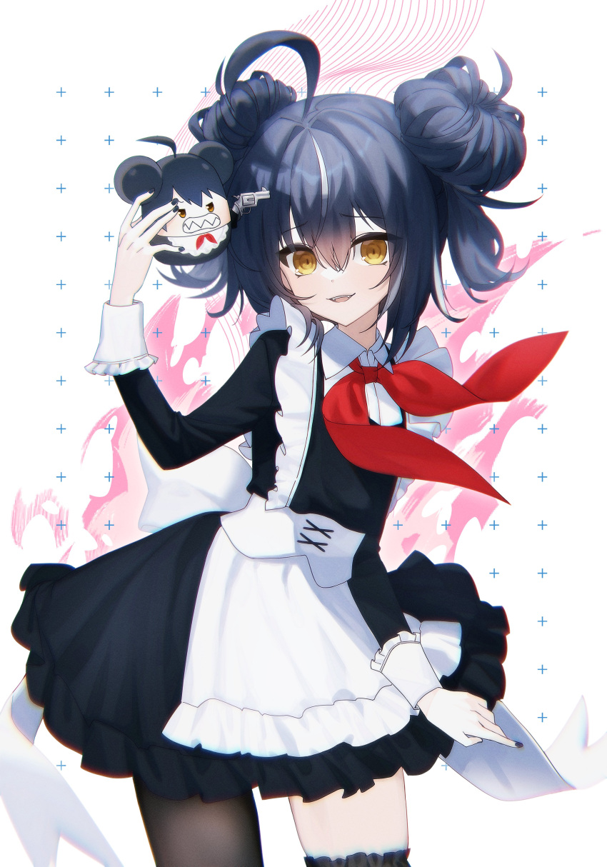 Safebooru - 1girl absurdres ahoge apron asymmetrical legwear azur lane ...