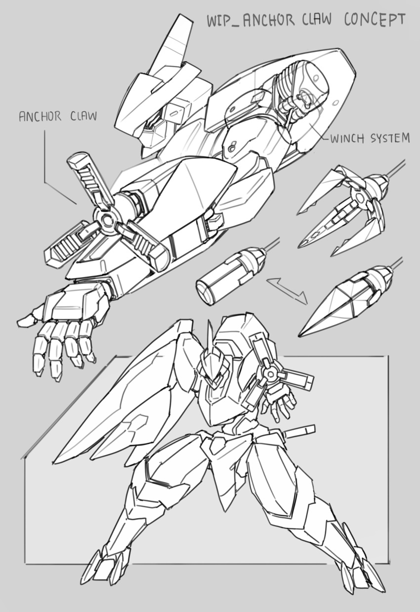 Safebooru - absurdres armor dynamic pose english text grappling hook ...