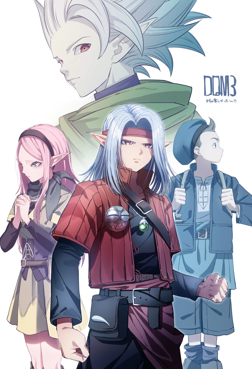 Safebooru - 1girl 3boys absurdres aged down aqua eyes belt benetto ...