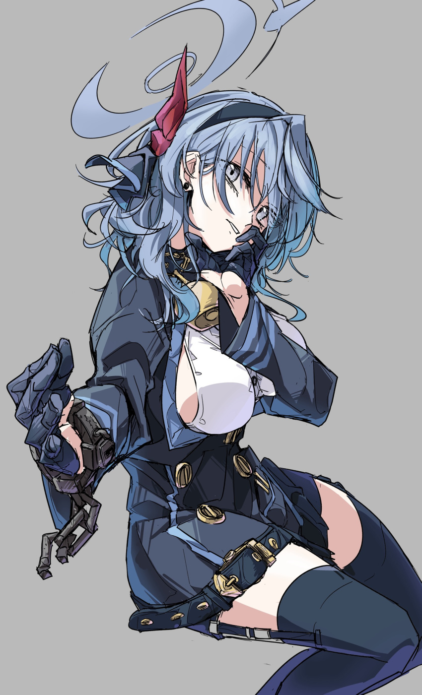 Safebooru - 1girl absurdres ako (blue archive) bell blue archive blue eyes blue hair blue ...