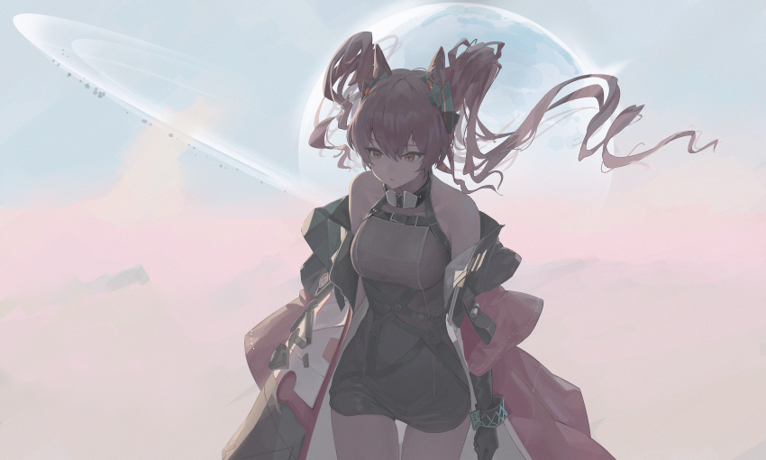 Safebooru - 0dd 1girl absurdres angelina (arknights) angelina (endfield) (arknights) animal ears ...