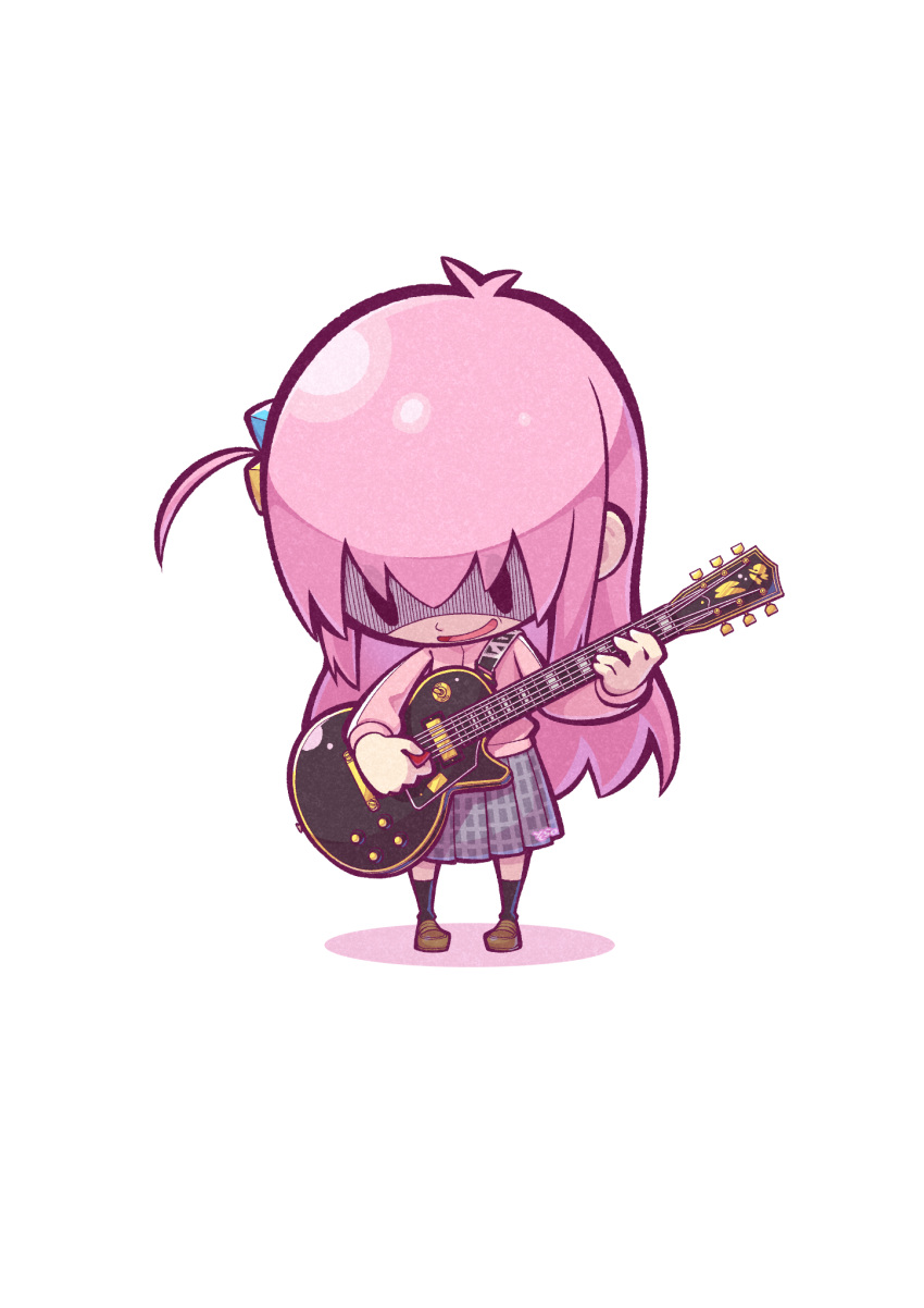 Safebooru - 04sora40 1girl black eyes black socks bocchi the rock ...