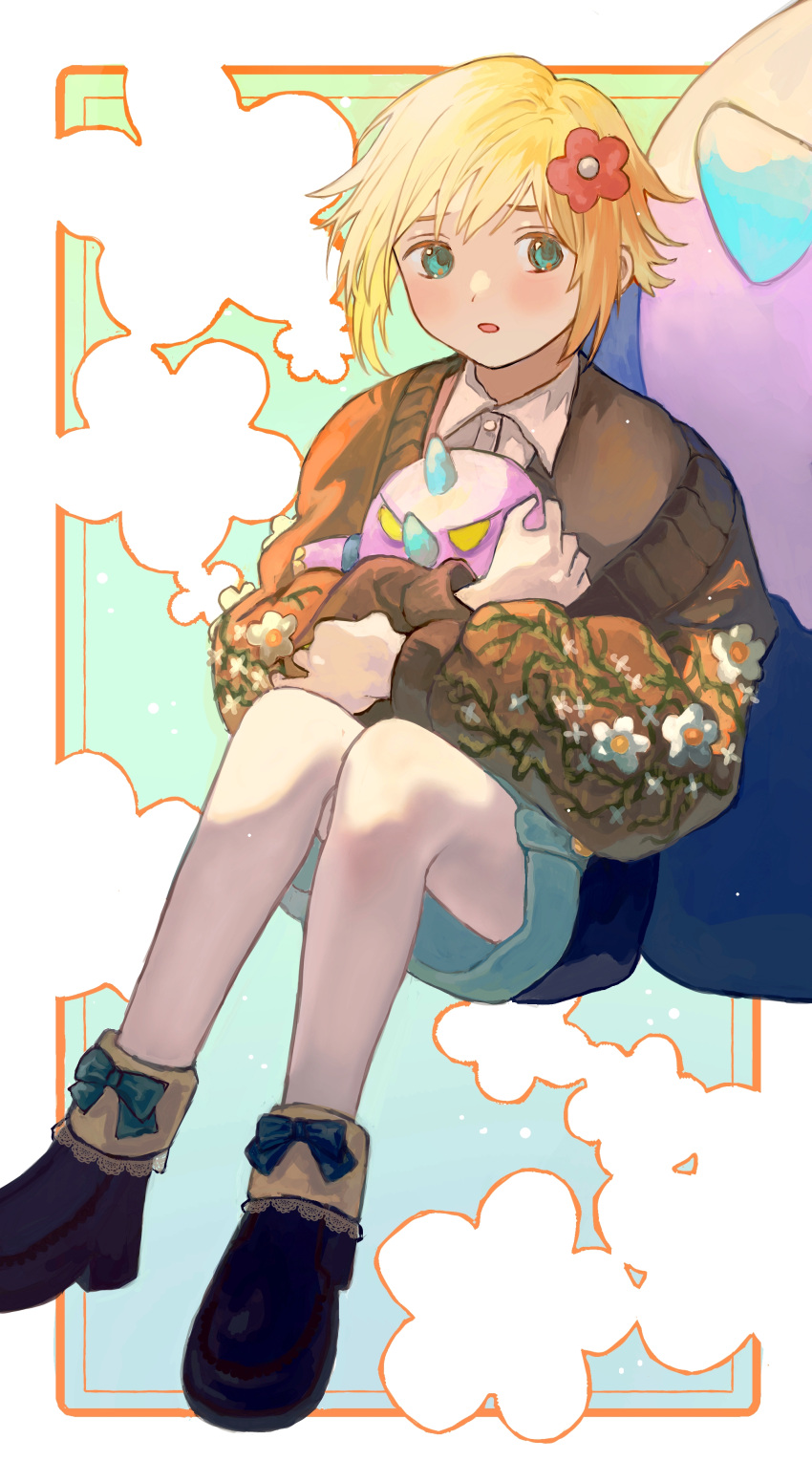 Safebooru - 1boy absurdres alternate costume basil (faraway) (omori) basil (omori) black ...