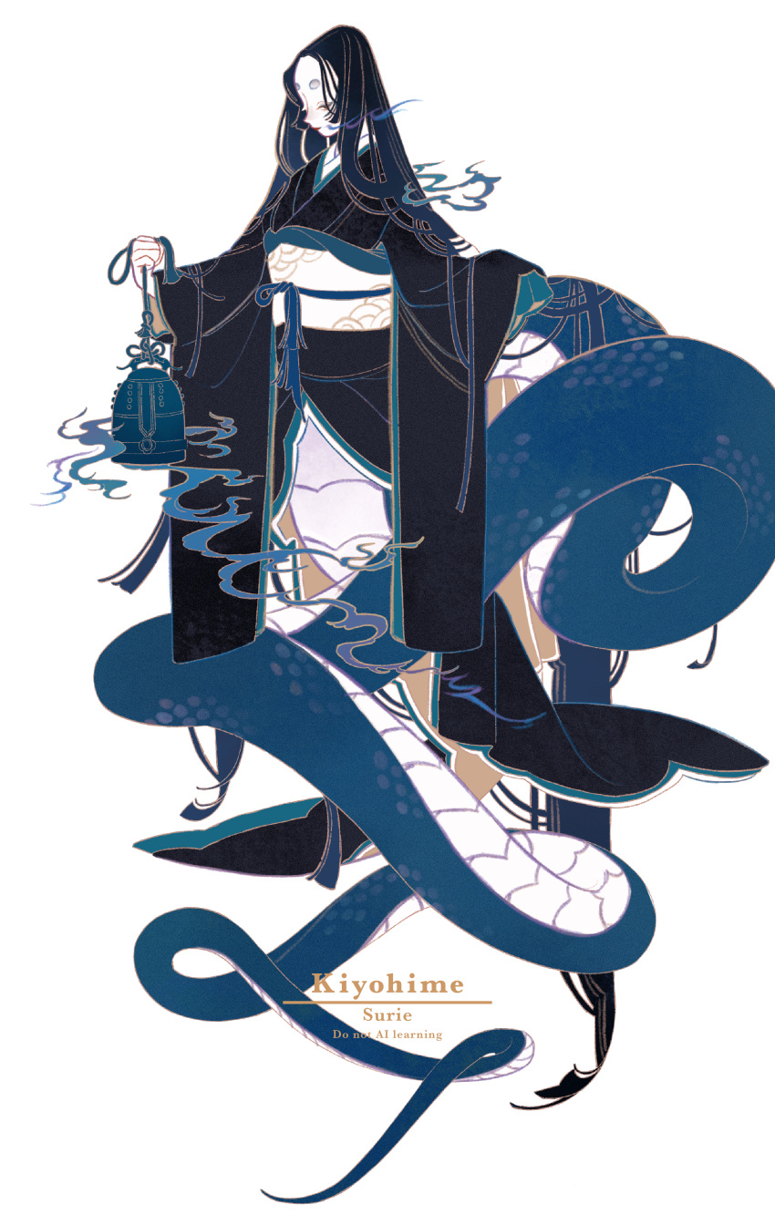 Safebooru - 1girl absurdres closed eyes coiled commentary request highres incense incense burner ...