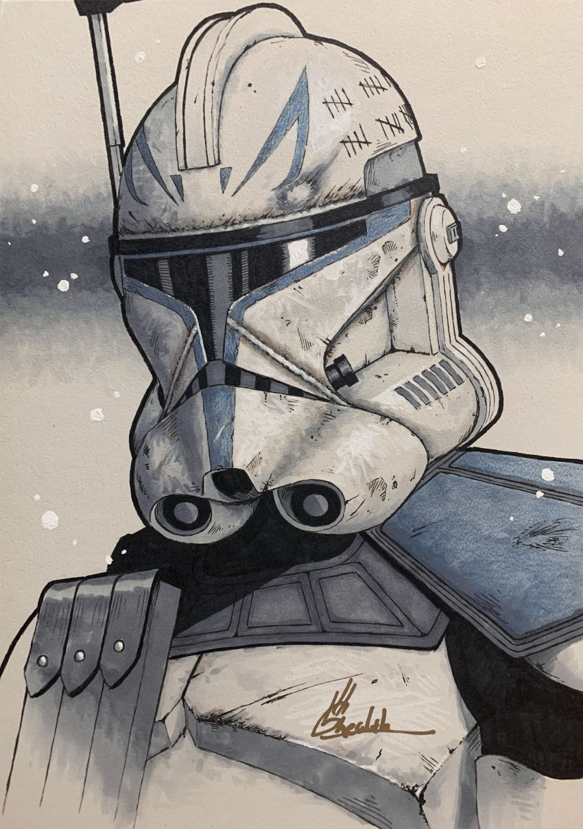 Safebooru - 1boy 5health absurdres captain rex clone trooper commission ...