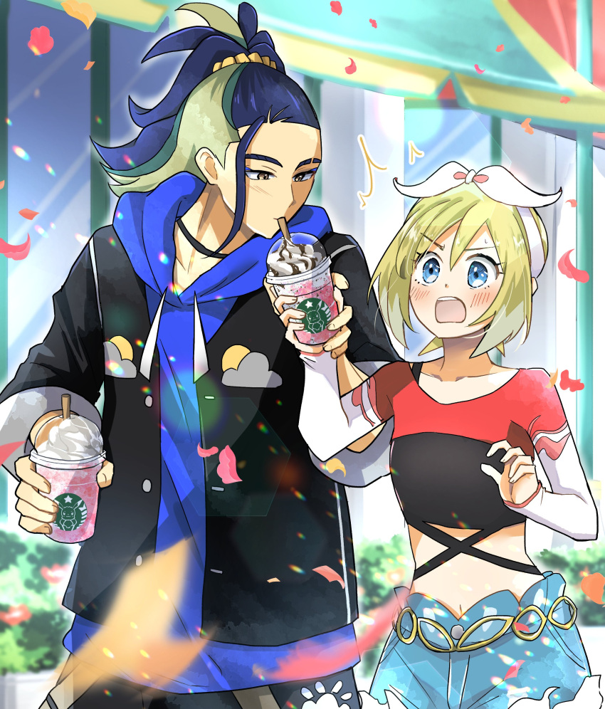 Safebooru - 1boy 1girl absurdres adaman (pokemon) adaman (special ...