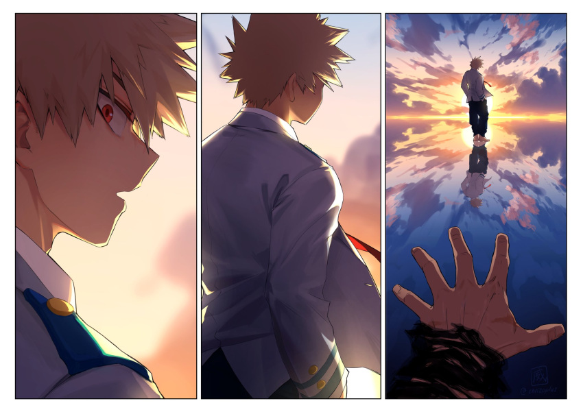 Safebooru - bakugou katsuki barefoot blonde hair boku no hero academia ...