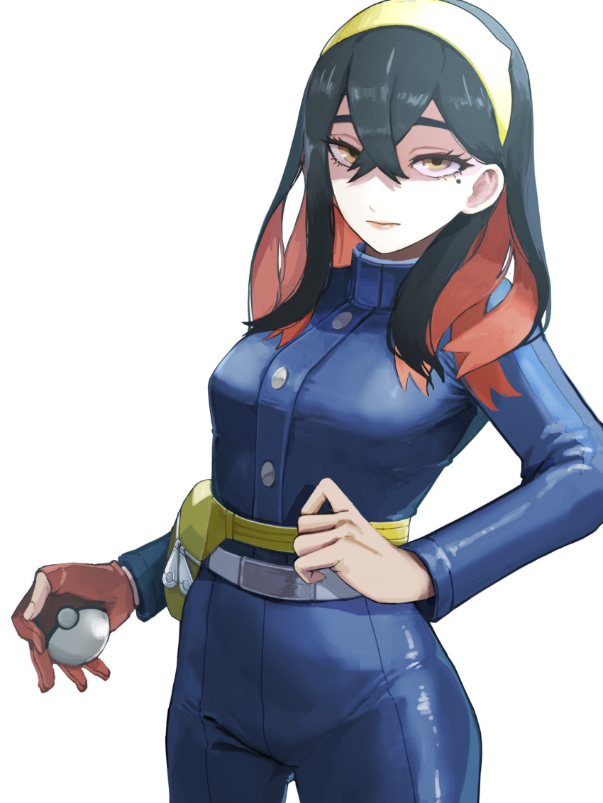 Safebooru - 1girl black hair blue jacket blue pants blueberry academy school uniform carmine ...