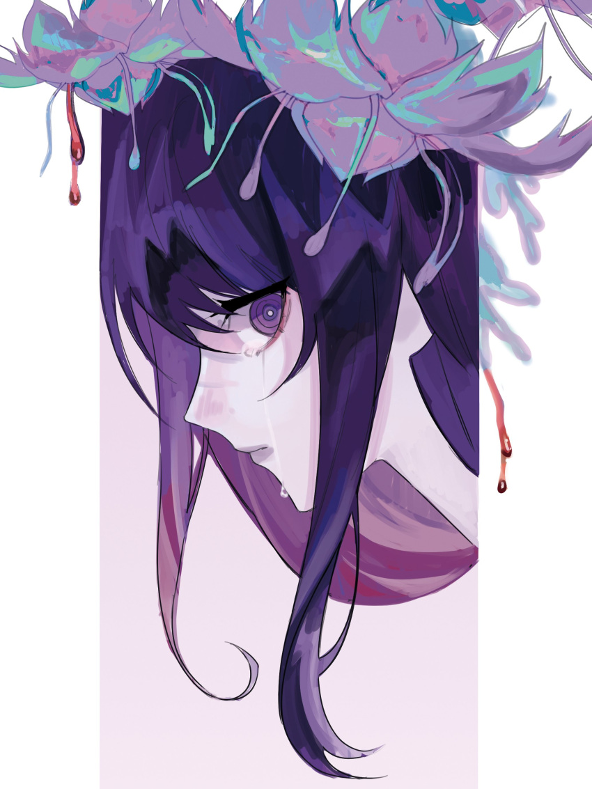 Safebooru - 1girl absurdres blood drip bright pupils closed mouth ...