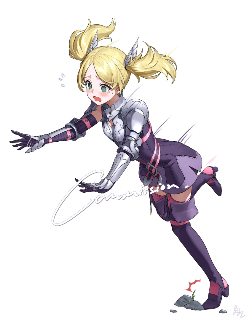 Safebooru - 1girl @ @ armor blonde hair boobplate commission cosplay dhokidoki fire emblem fire ...