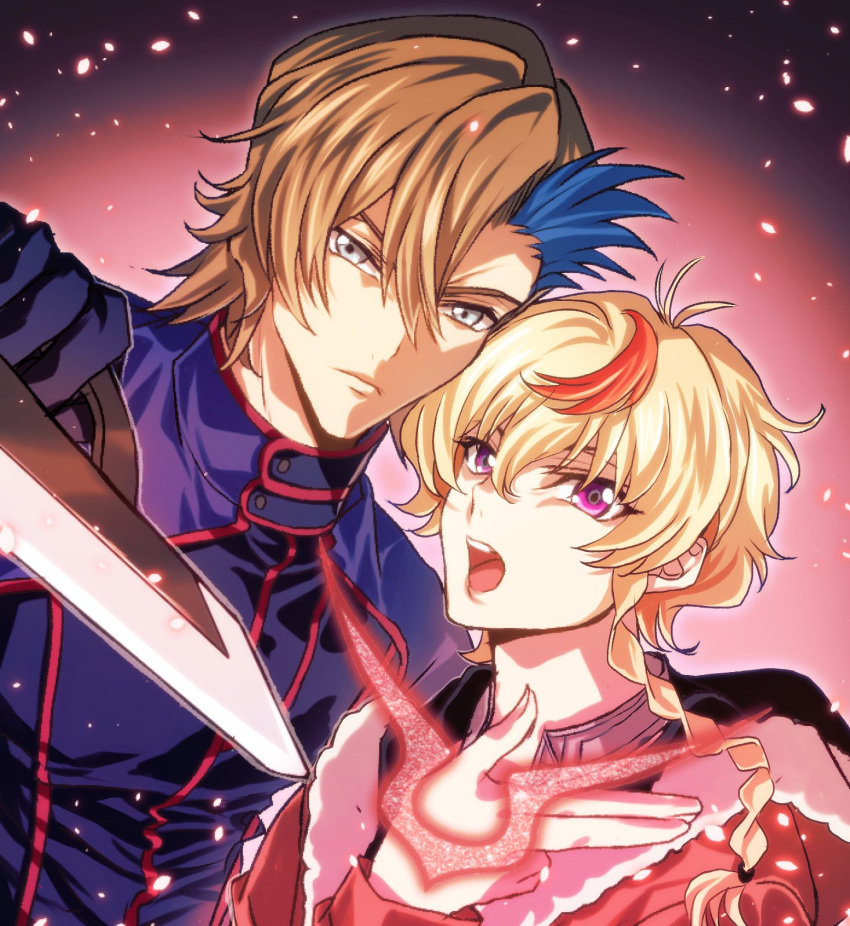 Safebooru - 2boys ash phoenix blonde hair braid brothers close-up ...